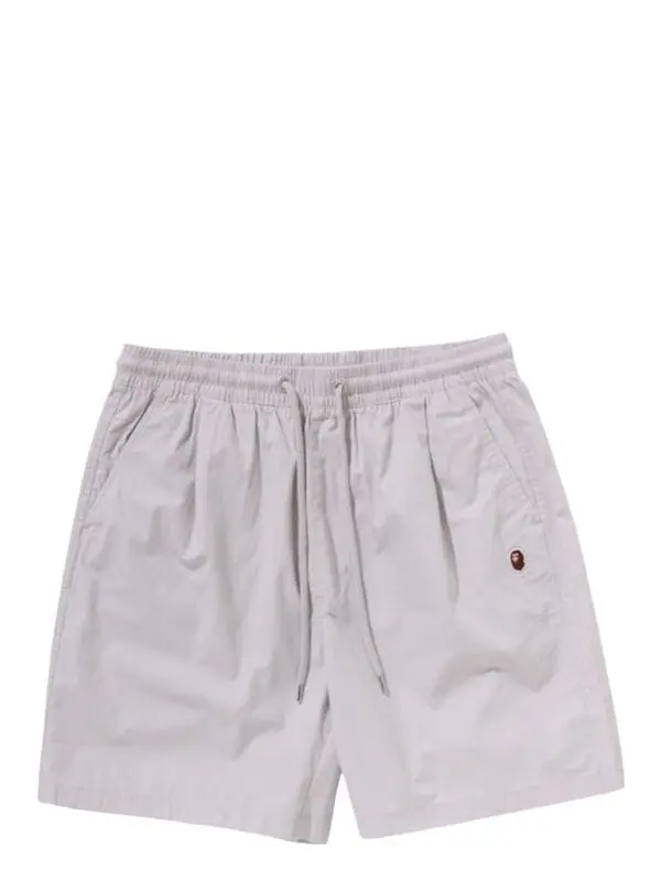 BAPE One Point Twill Relaxed Fit Shorts - Gray