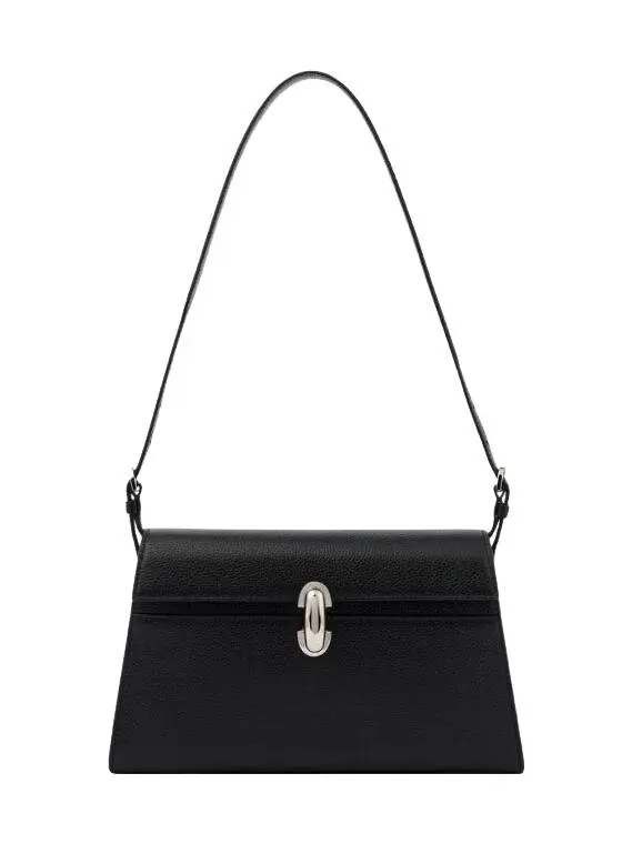 Savette Symmetry 26 Leather Shoulder Bag - Black