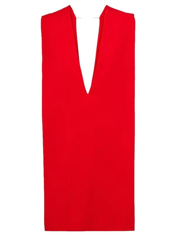 Sportmax Caped Minidress - Red