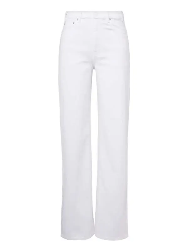 Ag Baggy Wide-leg Jeans - White