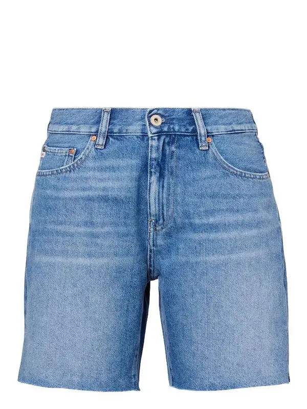 Ag Ex-boyfriend Denim Bermuda Shorts - Blue