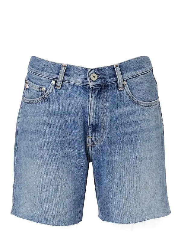 Ag Ex-boyfriend Denim Bermuda Shorts - Blue