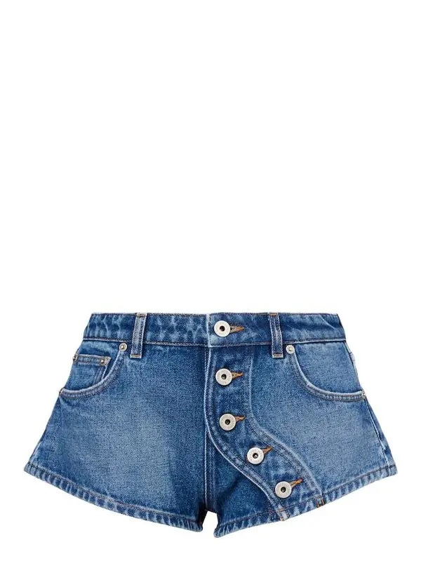 Jean Paul Gaultier Denim Shorts - Blue