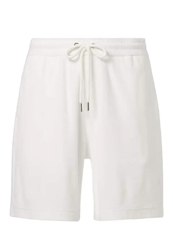 Moncler Cotton Terry Shorts - White