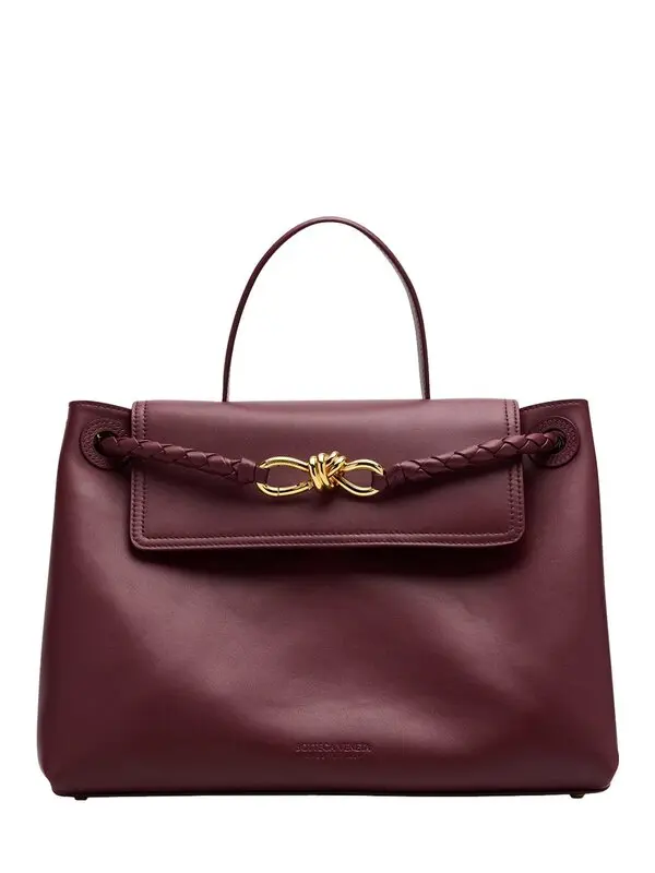 Bottega Veneta Andiamo Medium Leather Bag - Barolo