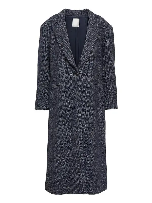 Christopher Esber Herringbone Coat - Blue