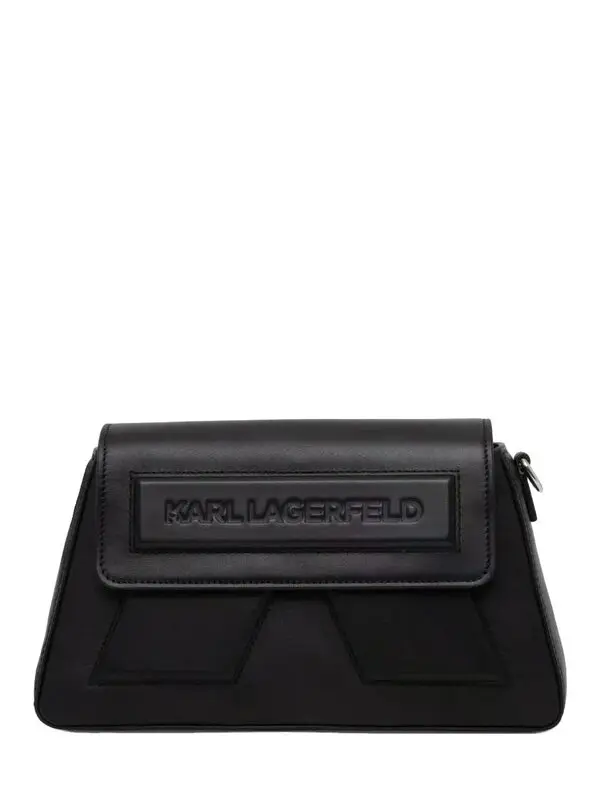 Karl Lagerfeld Ikonik K Shoulder Bag - Black