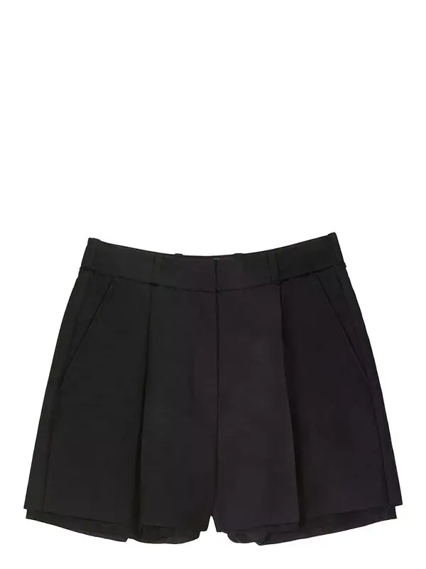 Ports 1961 Wool Tailored Shorts - Black
