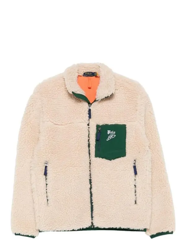 Polo Ralph Lauren Zip-up Fleece Jacket - White