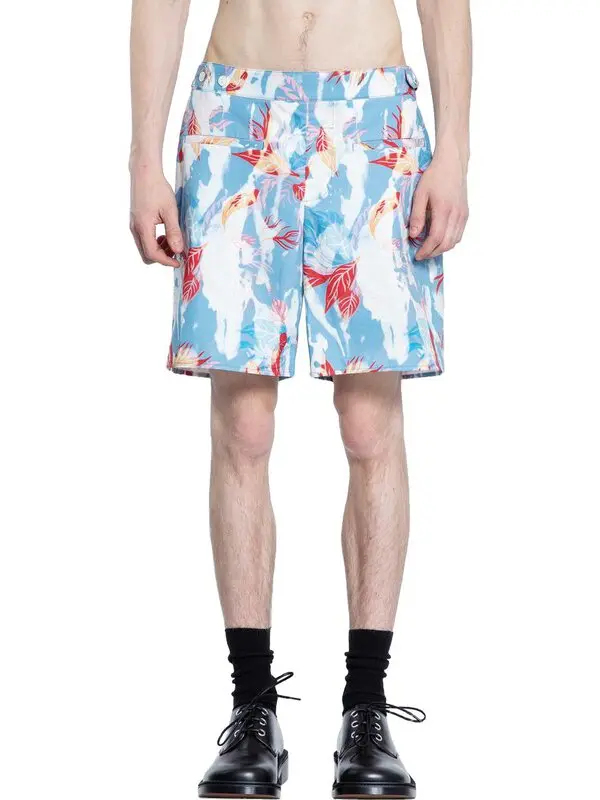 Alexander McQueen Pajama Shorts - Blue
