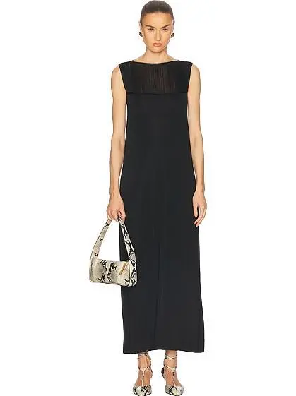 Khaite Ruslan Maxi Dress - Black