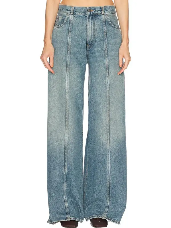 HAIKURE Peace Wide-leg Jeans - Lagoon Wash