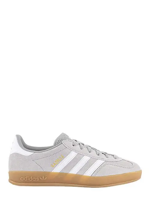 Adidas Gazelle Indoor Suede Low-top Trainers - Grey Two White Gold Meta