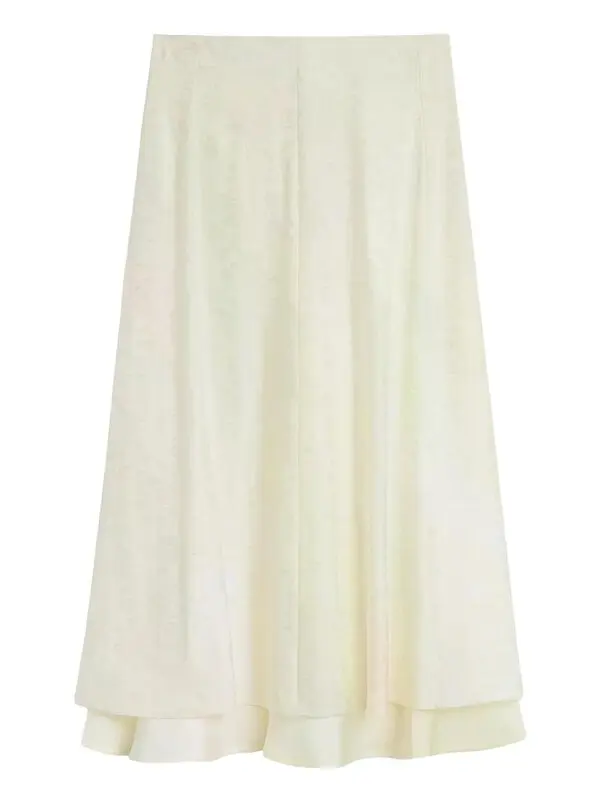 JIL SANDER - Jil Sander Floral-jacquard Midi Skirt
