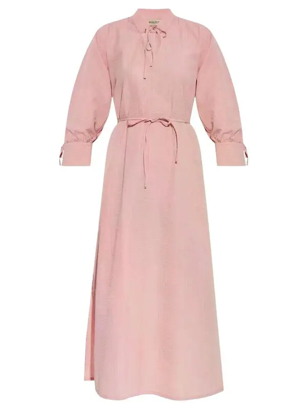 Woolrich Belted Midi Dress - Pink