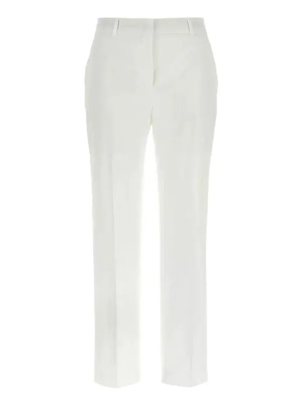 Max Mara David Straight Trousers - White