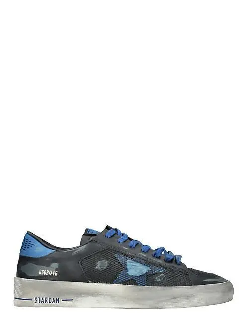 GOLDEN GOOSE Stardan Distressed Low-top Sneakers - Blue Other