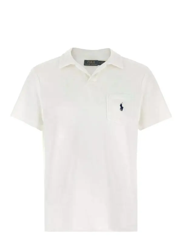 Polo Ralph Lauren Terry-cloth Polo Shirt - White
