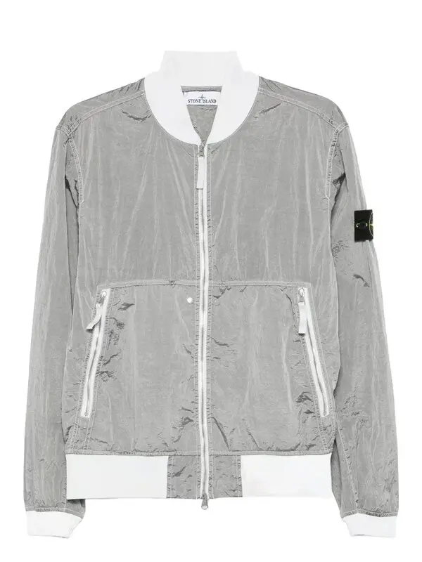 Stone Island Compass-badge Jacket - Grey