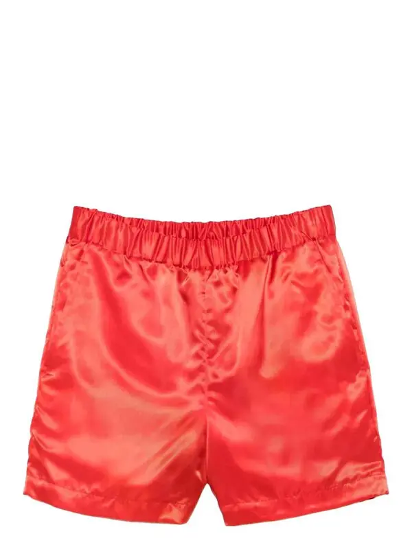 Noir Kei Ninomiya Satin Shorts - Red