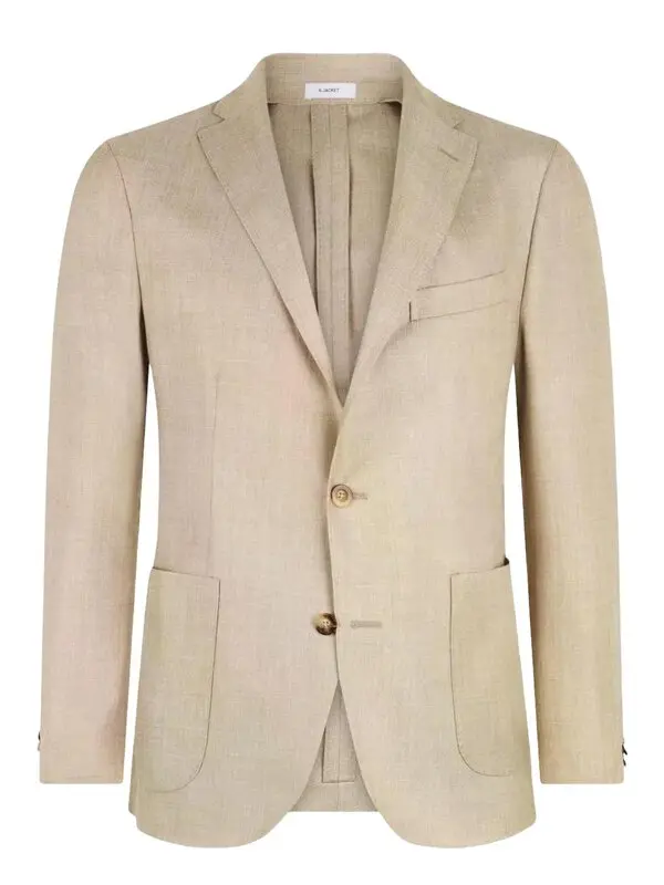 Boglioli Single-breasted Blazer - Neutrals