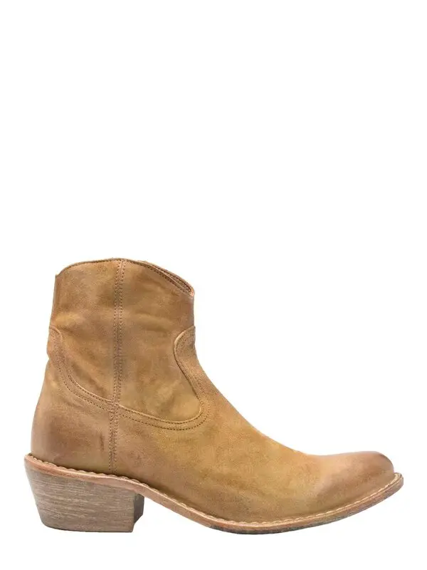 Moma 50mm Dallas Ankle Boots - Brown