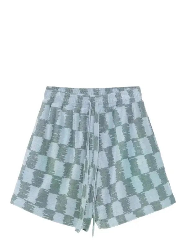 BONSAI Checkerboard Shorts - Blue