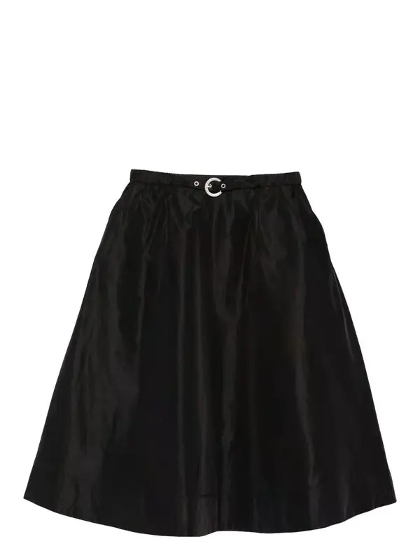 Aspesi Belted Midi Skirt - Black