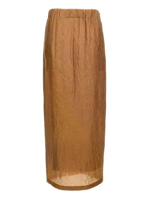 Max Mara Aeroso Midi Skirt - Brown