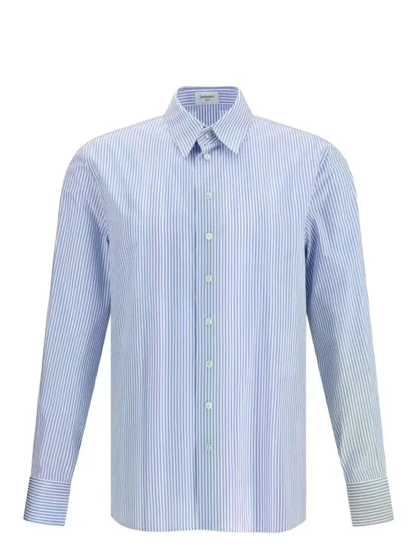 Saint Laurent Striped Shirt - Blue