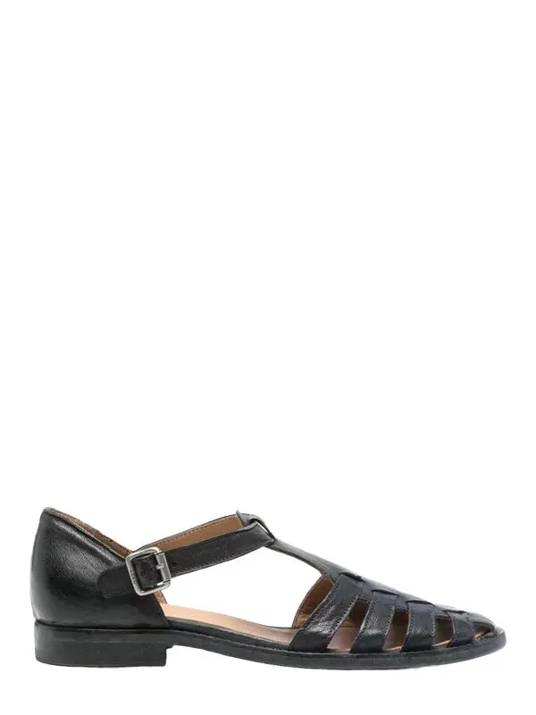Moma Nottingham Flat Pumps - Black