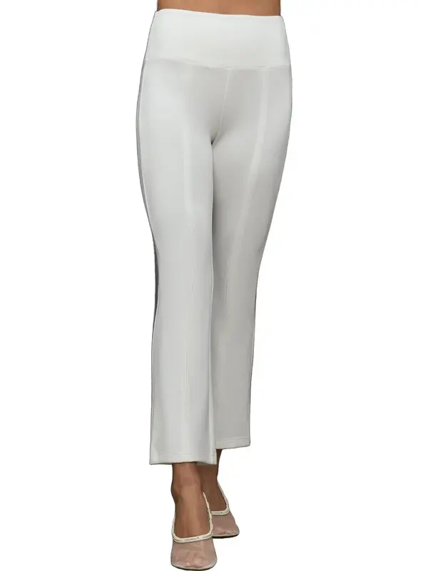 Carbon38 Kick Flare Scuba Pant - White
