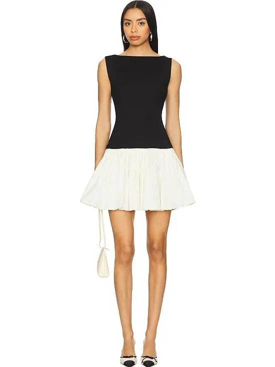 Tularosa Phoebe Mini Dress - Black And White