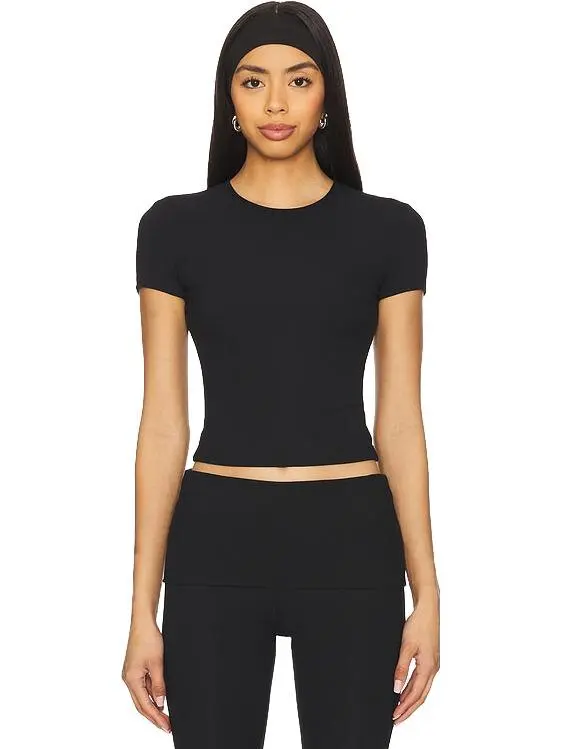 WELLBEING + BEINGWELL Azure Tee - Black