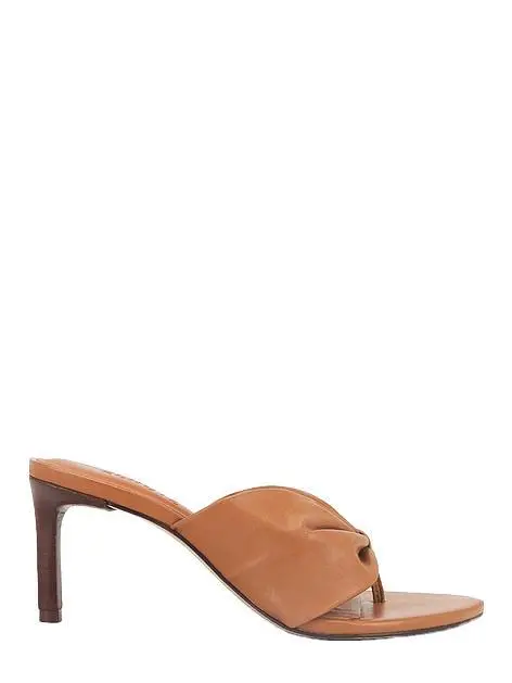 Schutz Lori Mid Sandal - Cuoio Brown