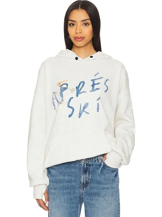 THE LAUNDRY ROOM Apres Ski Savoie France Hoodie - Pebble Heather