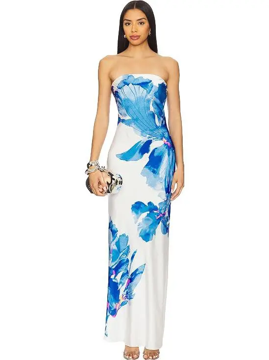 Rococo Sand X Maxi Dress - Blue
