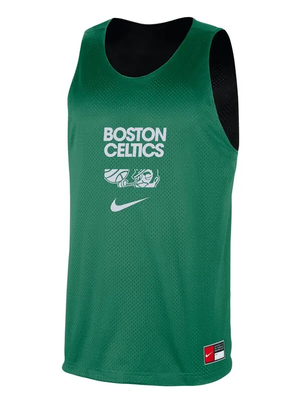 Nike Boston Celtics Courtside Nba Mesh Practice Jersey - Green