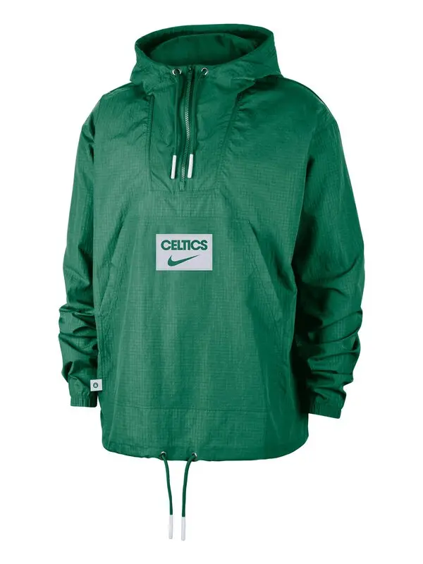 Nike Boston Celtics Club Courtside Nba Anorak - Green