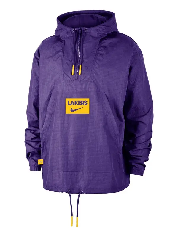 Nike Los Angeles Lakers Club Courtside Nba Anorak - Purple