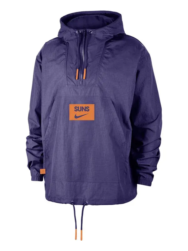 Nike Phoenix Suns Club Courtside Nba Anorak - Purple