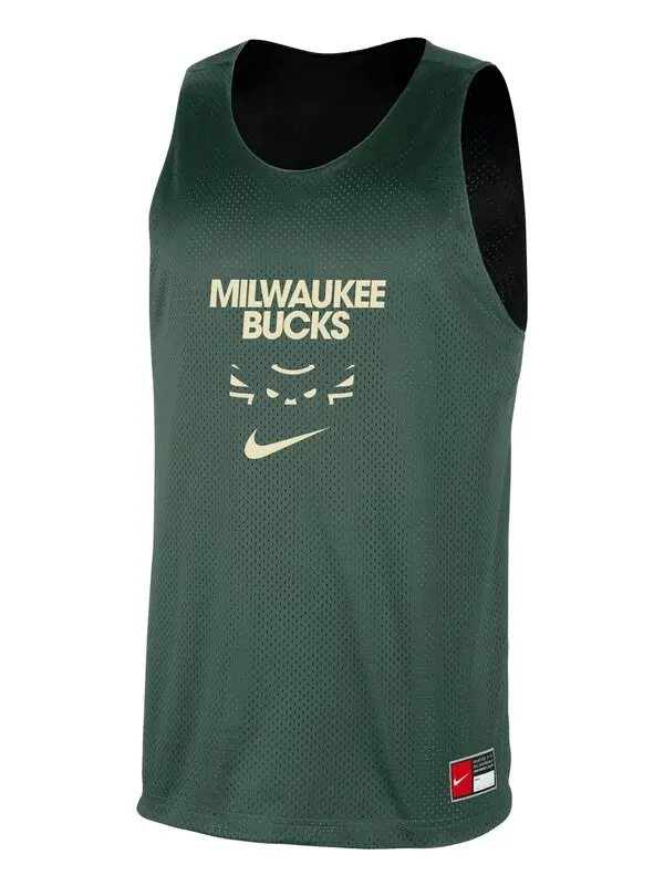 Nike Milwaukee Bucks Courtside Nba Mesh Practice Jersey - Green