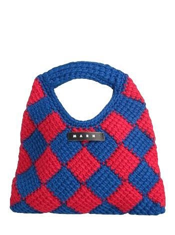 Marni Crochet-knit Shopper Bag - Blue