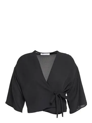 CARACTÈRE Wrap Cardigan - Black