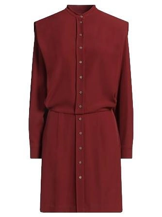 8PM Mini Dress In Polyester And Elastic Fibers - Brick