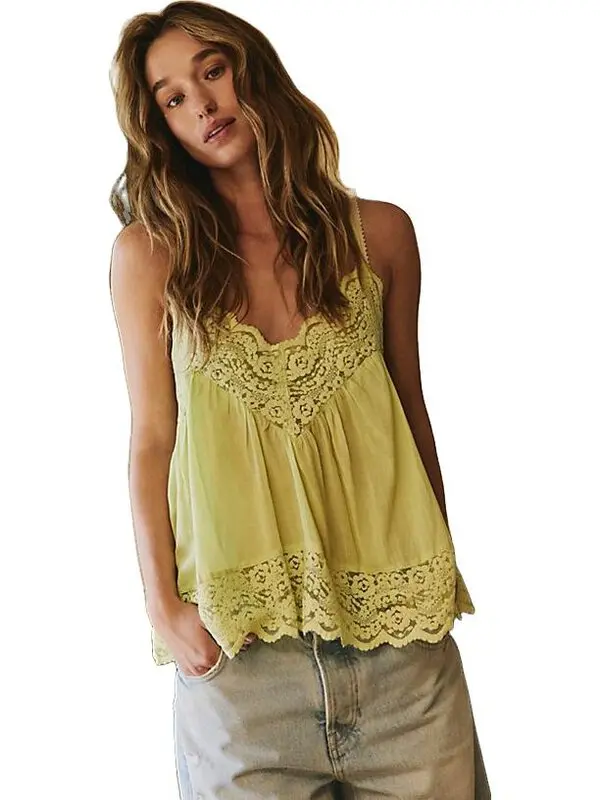 Free People Intimately Fiona Cami - Forest Green
