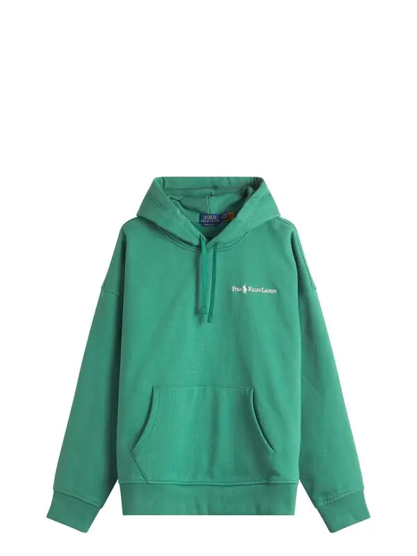Ralph Lauren Embroidered Chest Logo Hoodie - Antique Green