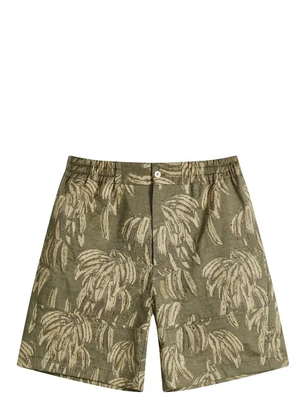 Jacquemus Banana Jacquard Canvas Shorts - Multi