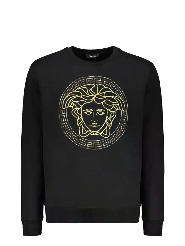 Versace Cotton Sweatshirt - Black