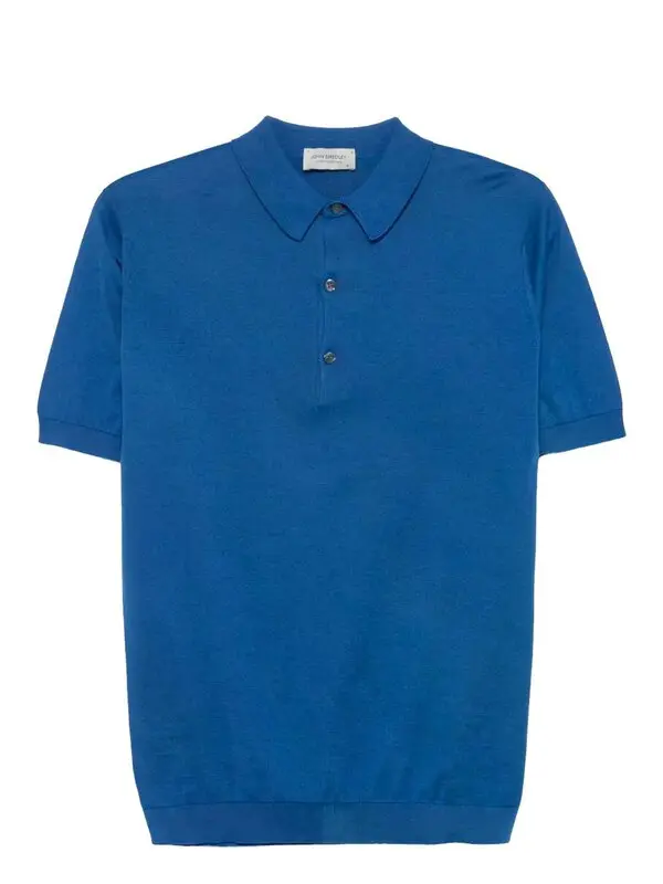 John Smedley Adrian Polo Shirt - Blue